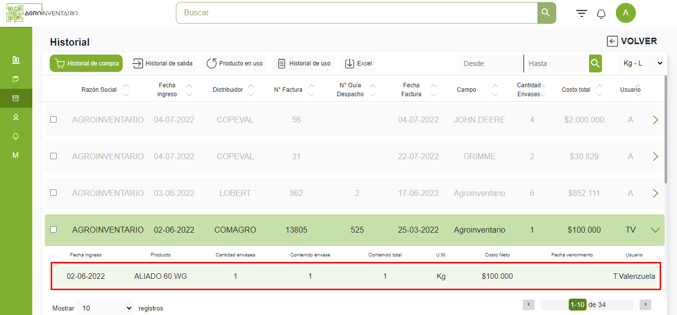 Centro de ayuda - Agroinventario